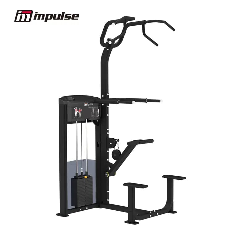 Impulse IF9320 Weight Assisted Chin/Dip Combo | Dual-Function Upper ...