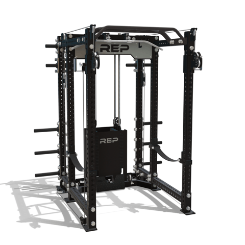 REP PR-5000 6-Post Rack + Ares 2.0 Functional Trainer Bundle (80" x 30 ...