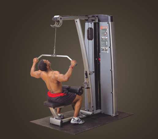 Body‑Solid DLAT‑SF | Pro Dual Lat & Mid Row Machine – Commercial Back ...